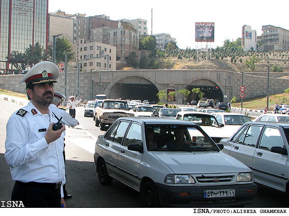 ترافيك بسيار سنگين تونل رسالت درنخستين روز تردد خودروها رييس راهورتهران ...